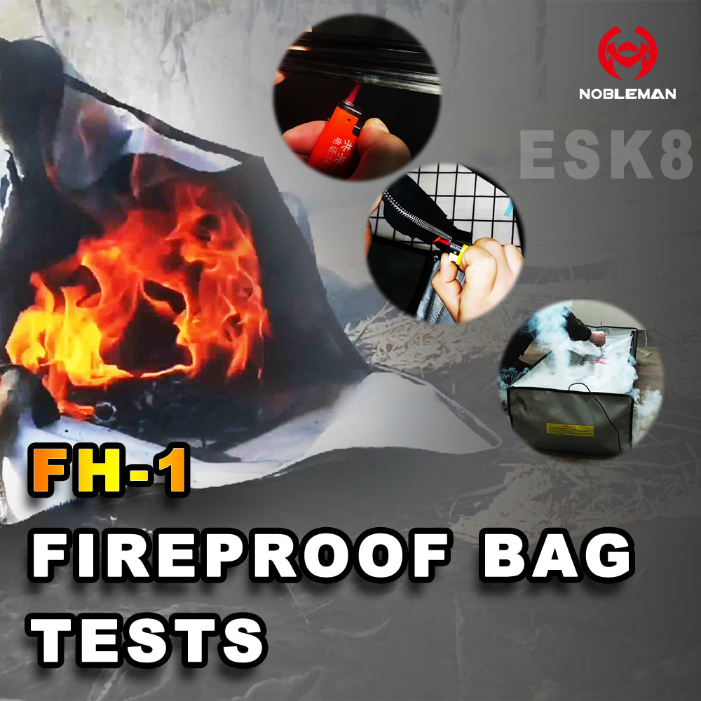 FH-1 fireproof bag tests (Fabric test, improved fabric test, simulatio ...